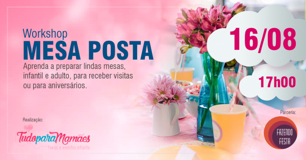Workshop Mesa Posta em Valinhos - Sympla