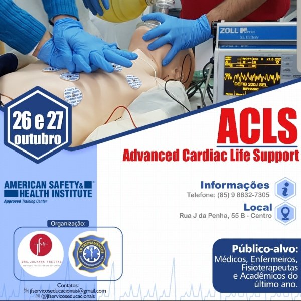 CURSO ACLS - Advanced Cardiac Life Support - ACLS em Fortaleza - Sympla