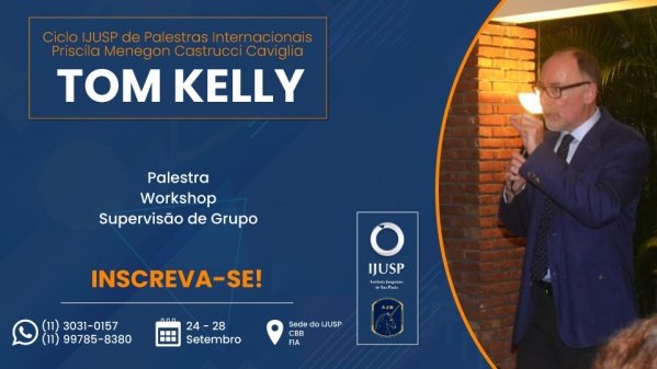 TOM KELLY NO IJUSP em São Paulo - Sympla