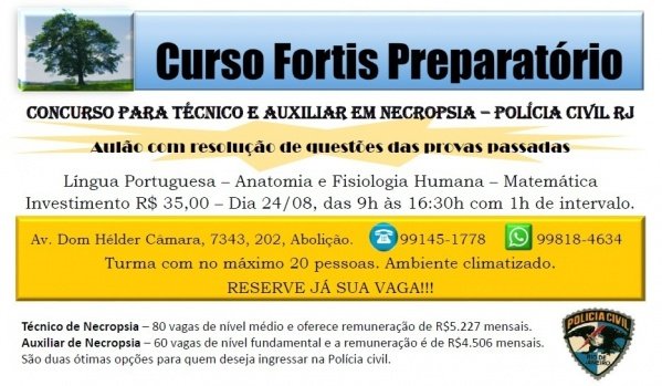 Aulão para Tec/Aux Necropsia da PCRJ - Resolução das provas passadas em ...
