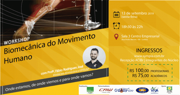 WORKSHOP DE BIOMECÂNICA HUMANA em Brusque - Sympla
