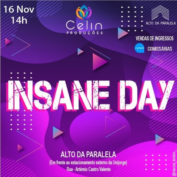 INSANE DAY #1 em Salvador - Sympla