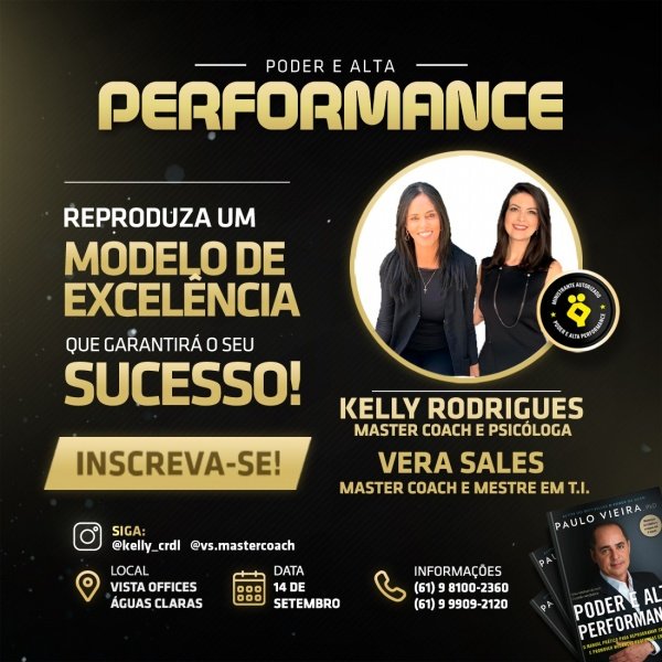 PODER E ALTA PERFORMANCE em Brasília - Sympla