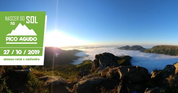Nascer do Sol no Pico Agudo - online - Sympla