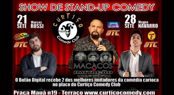 MACACOS DE IMITAÇÃO 28/07 , STAND-UP comedy com imitações estrelado por ...