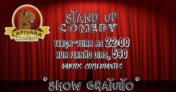 Capivara Comedy em São Paulo - Sympla