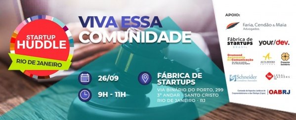 Startup Huddle RJ em Rio de Janeiro - Sympla