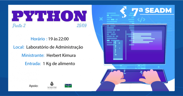 WORKSHOP: Python - Parte 2 em Brasília - Sympla