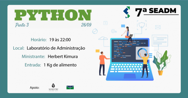 WORKSHOP: Python - Parte 3 em Brasília - Sympla