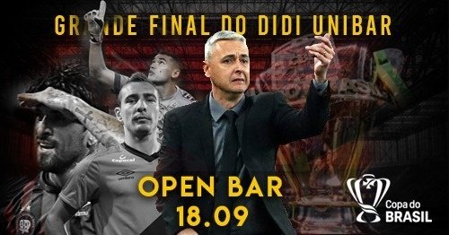 FINAL COPA DO BRASIL + OPEN BAR do DIDI em Curitiba - Sympla