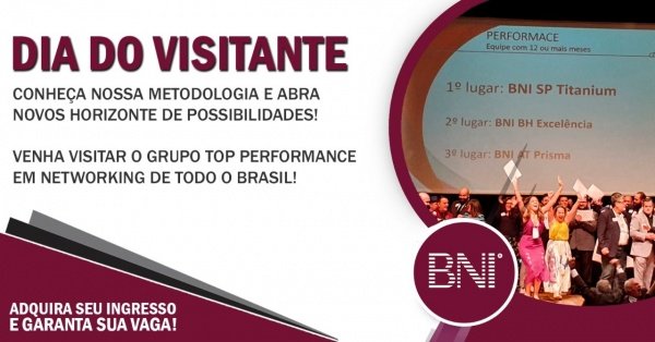 Dia do Visitante | BNI Titanium em São Paulo - Sympla
