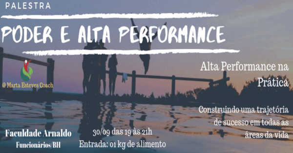 Palestra PODER e ALTA PERFORMANCE em Belo Horizonte - Sympla