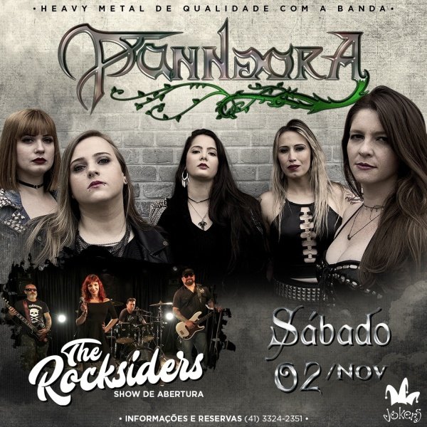 BANDA PANDORA + ROCK SIDERS em Curitiba - Sympla