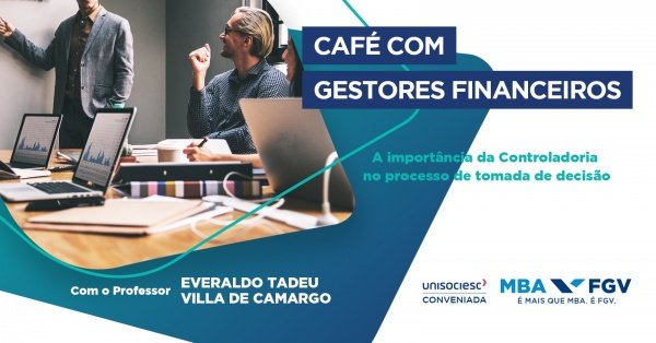 CAFÉ COM GESTORES FINANCEIROS em Itajaí - Sympla