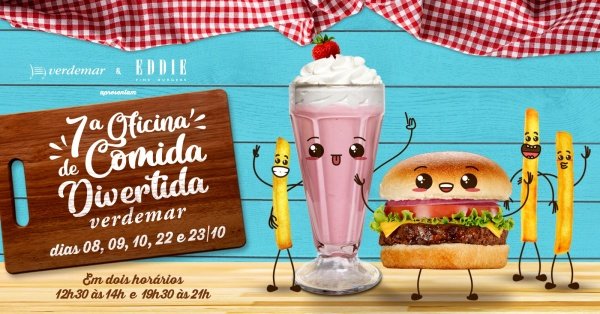 7ª Oficina de Comida Divertida em Belo Horizonte - Sympla