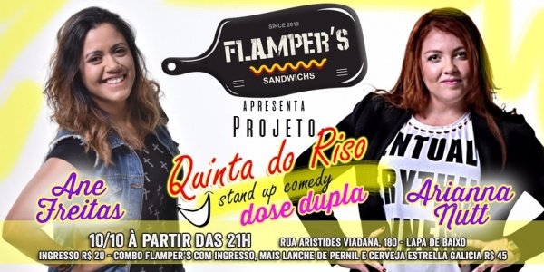 DOSE DUPLA - ARIANNA NUTT e ANE FREITAS em São Paulo - Sympla
