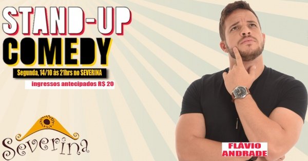 Stand up comedy com Flávio Andrade em Águas Claras em Brasília - Sympla
