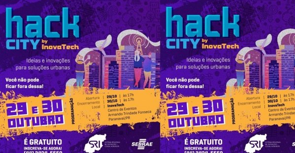 HACK CITY By InovaTech em Paranavaí - Sympla