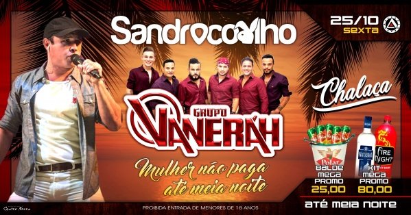 SANDRO COELHO E VANERAH em Porto Alegre - Sympla