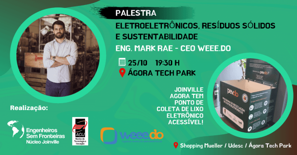 Palestra eletroeletrônicos, resíduos sólidos e sustentabilidade com ...