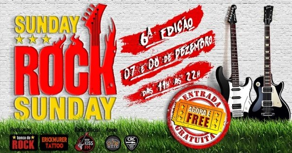 Sunday Rock Sunday - 6ª Edição em Campinas - Sympla