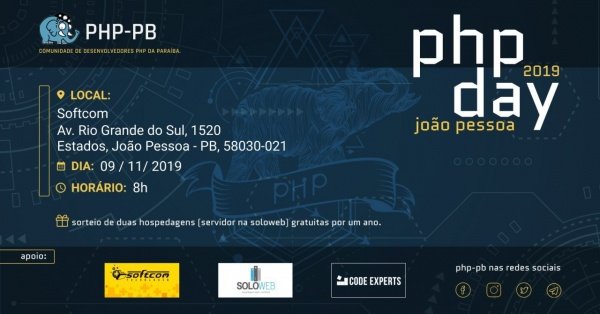 PHP Day - João Pessoa em João Pessoa - Sympla