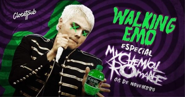 Walking Emo - ESPECIAL MY CHEMICAL ROMANCE em Cabo Frio - Sympla