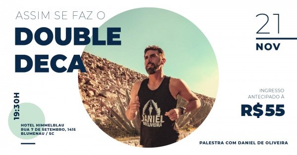 Palestra ASSIM SE FAZ O DOUBLE DECA em Blumenau - Sympla