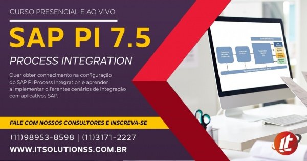 Curso SAP PI 7.5 Process Integration - Na Pratica em São Paulo - Sympla