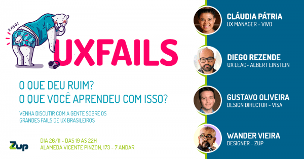 UX FAILS NA ZUP em São Paulo - Sympla
