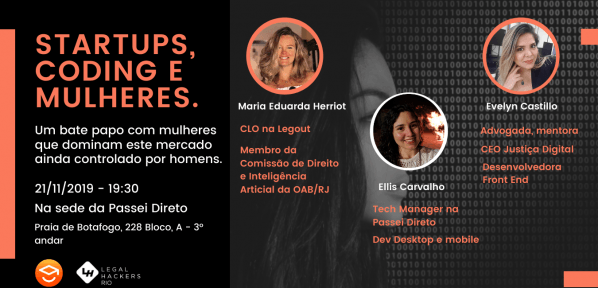 STARTUPS, CODING E MULHERES em Rio de Janeiro - Sympla