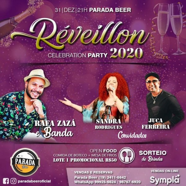 RÉVEILLON PARADA BEER 19/20 em Piracicaba - Sympla