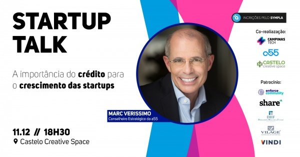 Startup Talk em Campinas - Sympla