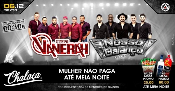 NOSSO BALANÇO E VANERAH em Porto Alegre - Sympla