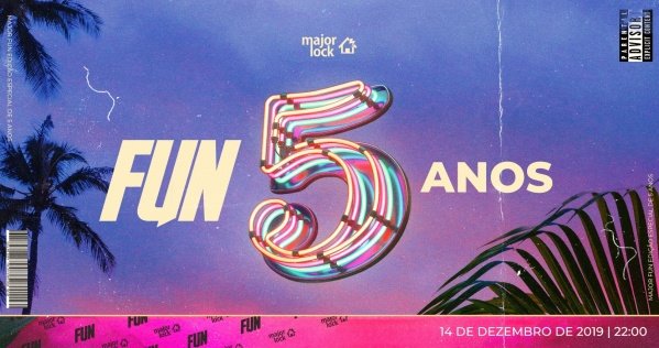 Major FUN | 5 ANOS!| 14/12 em Belo Horizonte - 2024 - Sympla