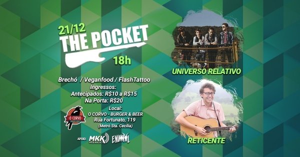 ThePocket Apresenta: Universo Relativo e Reticente em São Paulo - Sympla