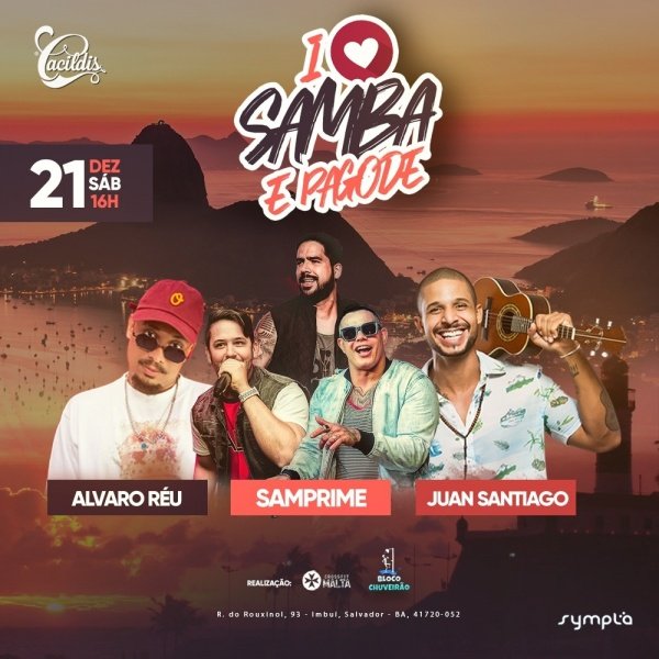 I Love Samba e Pagode em Salvador - Sympla