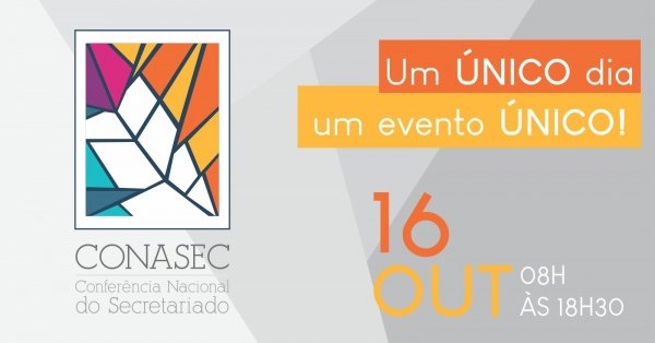 CONASEC - Conferência Nacional do Secretariado 2020 em São Paulo - Sympla