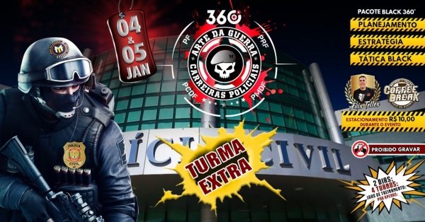 MEGA AG BLACK 360 PCDF - CESPE (TURMA EXTRA) 16 hs de Treinamento em Brasília - Sympla