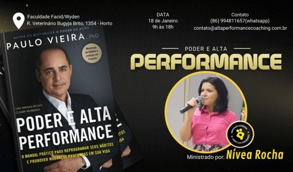 Curso Poder e Alta Performance em Teresina - Sympla