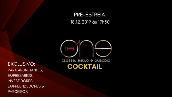 Cocktail de Pré Estreia do Programa The One - com Paulo Fonseca em São ...
