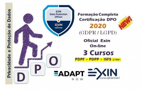 Formação Completa Exin DPO 2020 - Data Protection Officer (PDPF + PDPP ...