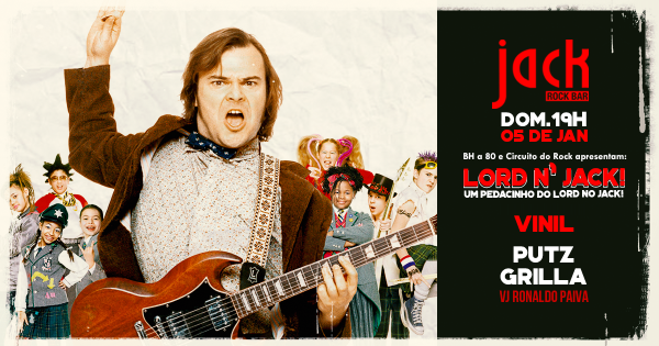 LORD N' JACK! VINIL (CLÁSSICOS) + PUTZ GRILLA em Belo Horizonte - Sympla