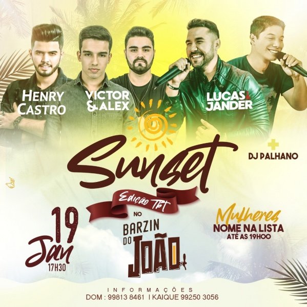 SUNSET TBT em Dourados - Sympla