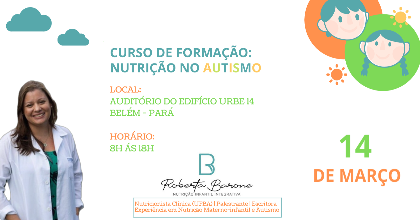 Curso de formação: Nutrição no autismo - Sympla Curso de formação: Nutrição no autismo - Sympla