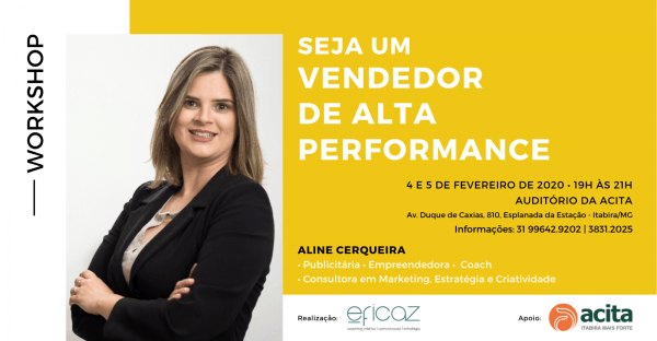 [Workshop] Seja um vendedor de ALTA PERFORMANCE em Itabira - Sympla