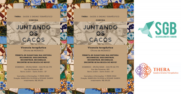 JUNTANDO OS CACOS - Vivência Terapêutica em Santo André - Sympla