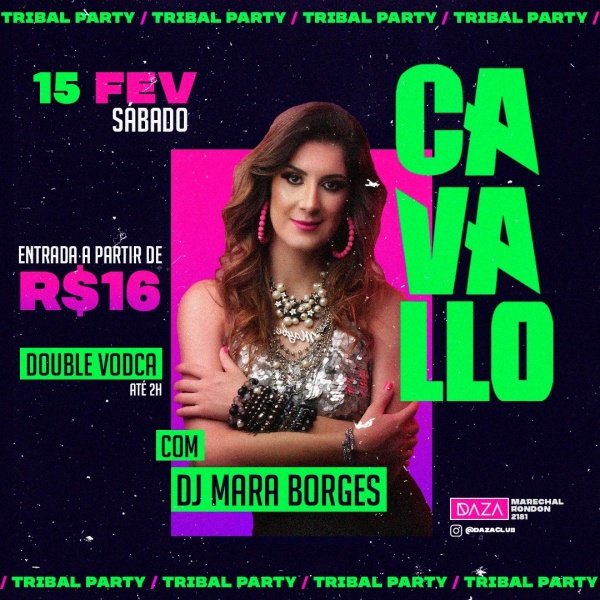 CAVALLO COM DJ MARA BORGES(THE WEEK-SP) em campo grande - Sympla