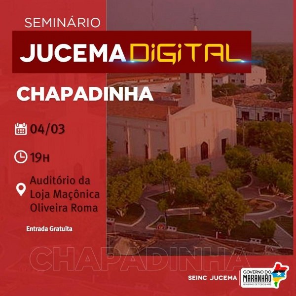 SEMINÁRIO JUCEMA DIGITAL em Chapadinha - Sympla