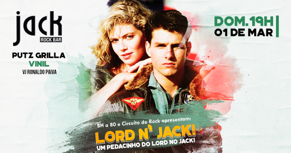 LORD N' JACK! PUTZ GRILLA + VINIL (CLÁSSICOS) em Belo Horizonte - Sympla